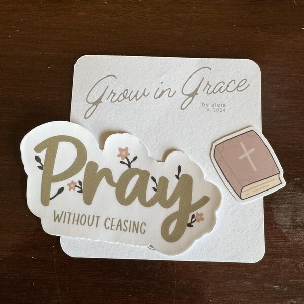 Pray Sticker, Jesus Sticker, Faith Sticker - Etsy