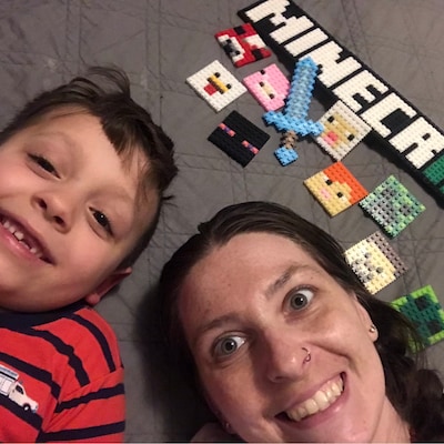 Make Your Own DIY Minecraft Decor Sign PIXEL Mini-block Kits decorate ...