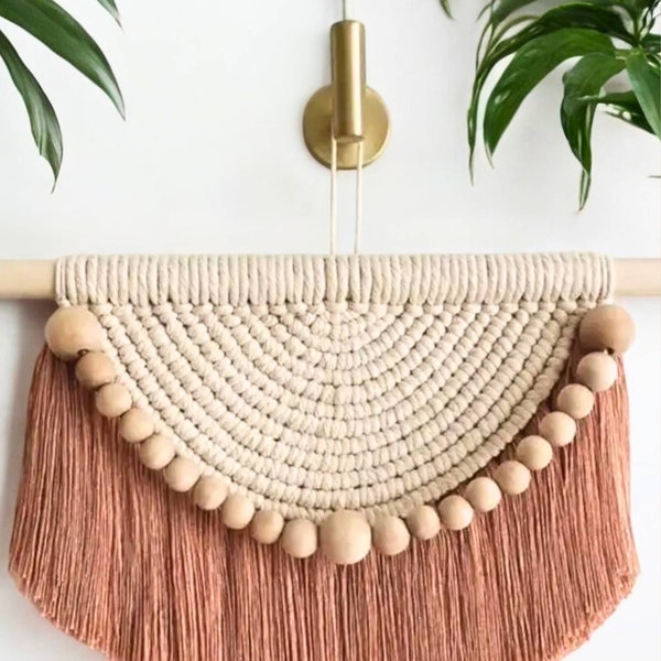 DIY Macrame Kit for Beginners | Craft Your Wall Hanging E Rustic Art | Complete Supplies ...
