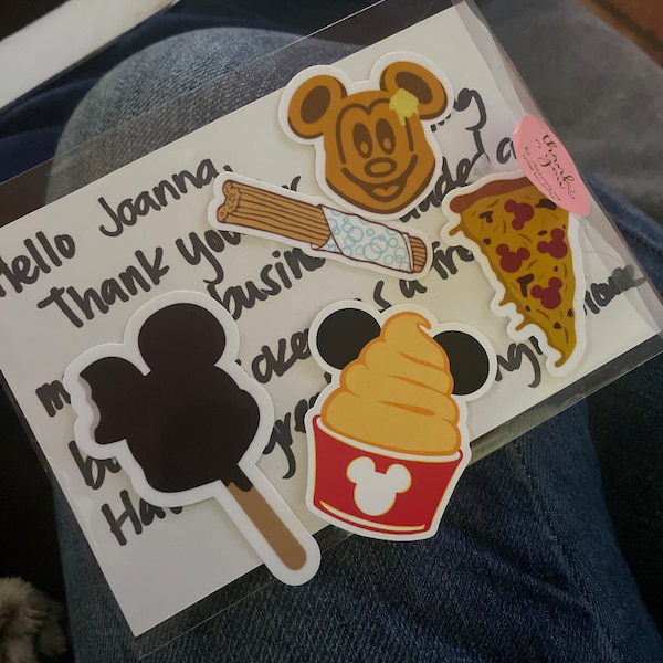 Disney Snack Stickers - Etsy