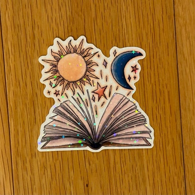 Regal Moth Holographic Sticker, Regal Moth Sticker, Laminated Sticker ...