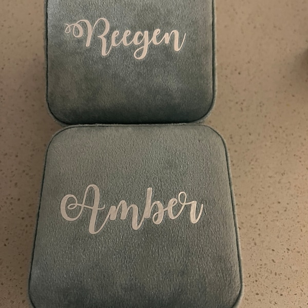 Personalised Jewellery Box / Custom Jewellery Box / Bridesmaid ...