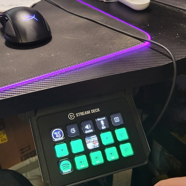 Elgato Stream Deck MK1+MK2 - Under Table Mount - Etsy