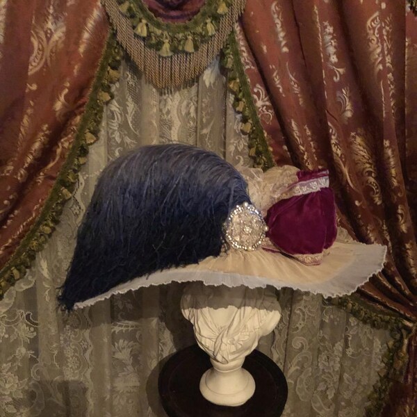 RARE Antique Edwardian Pink Rose Rosebuds Silk Ribbonwork Embroidered ...