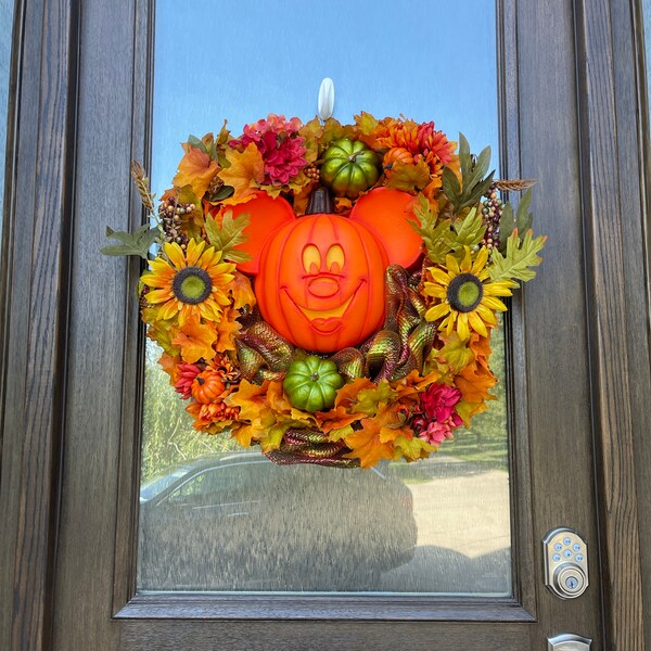 Festive Spring Easter Door Wreath With Colorful Eggs, Flowers & Bunny ...