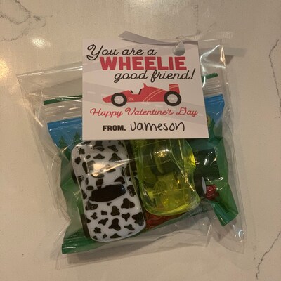 You're a Wheelie Good Friend Tags,printable Valentine's Day Tags ...