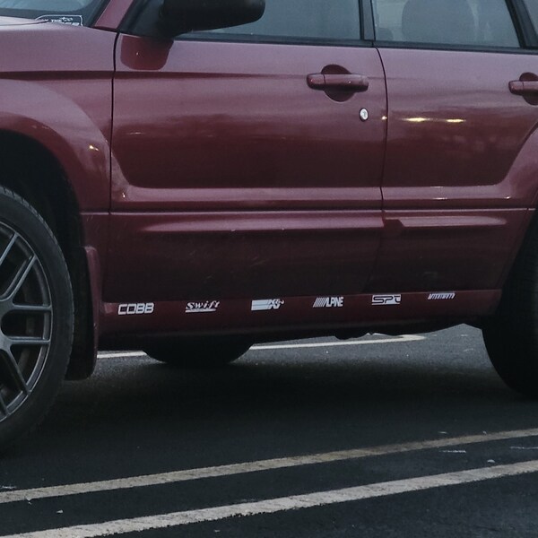 Car Sponsor Decals BC Racing Infamous DW APR Performance Dogfight Swift ...