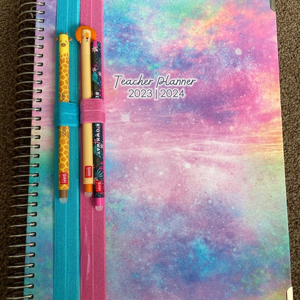 Planner Pen Loop, Multi Pen Holder, Planner Accessories, - Etsy