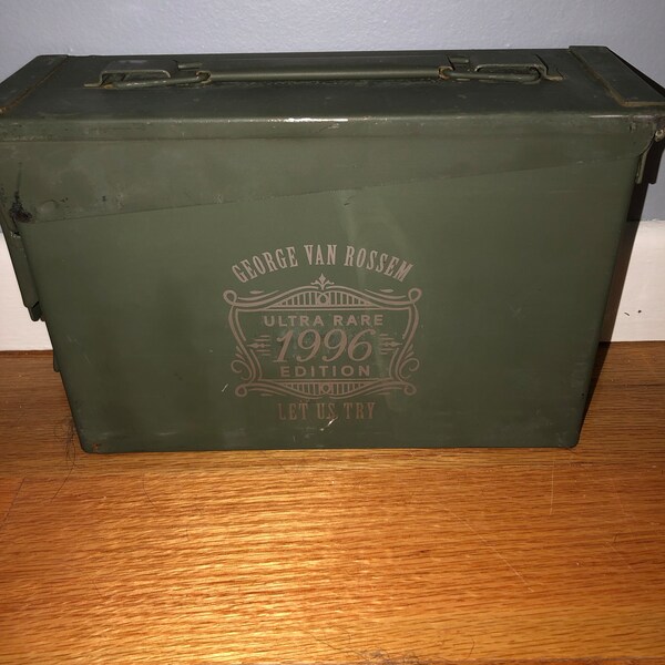 Personalized Ammo Box - Ammo Storage, Custom Ammo Can, Groomsmen Gifts ...