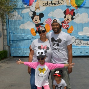 Mickey Mouse Minnie Mouse Aviator Sunglasses T-shirts Disney Family ...