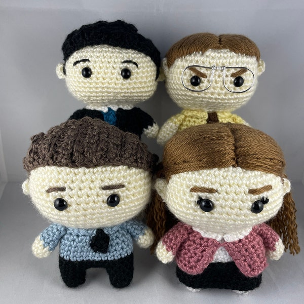 PATTERN BUNDLE: the Office Main Cast Collection, Crochet Dolls ...