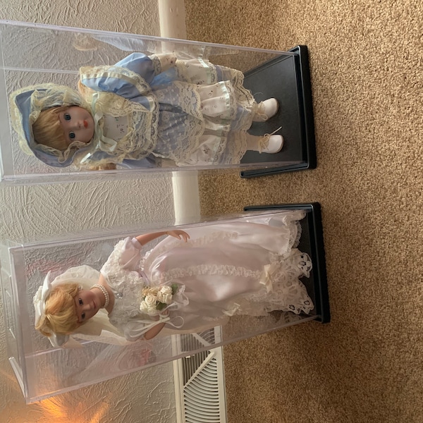 Doll Display Case, Glass Doll Display, Case for Dolls, American Girl ...