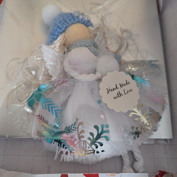 Set of 4 Little Beautif Handmade Angels| Xmas Tree Ornaments|christmas ...