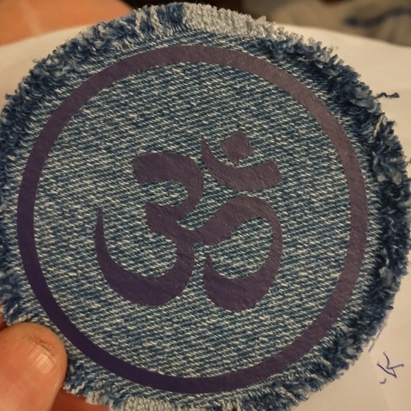 Om Symbol Iron on Patch - Etsy
