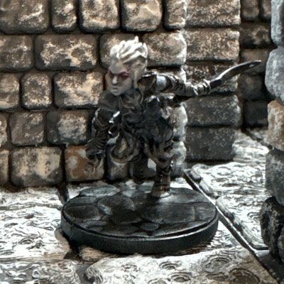 Orc Orog / Half-orc Fighter Barbarian DND Resin 28mm Scale Dungeons ...