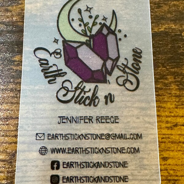 Translucent Business Cards, Matte Plastic Cards, Frosted Plastic ...