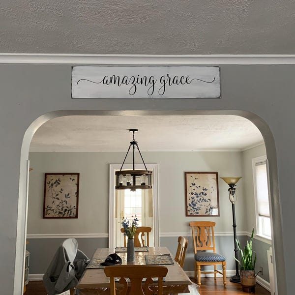Welcome Sign | Entryway Wall Decor | Farmhouse Style Welcome Sign ...