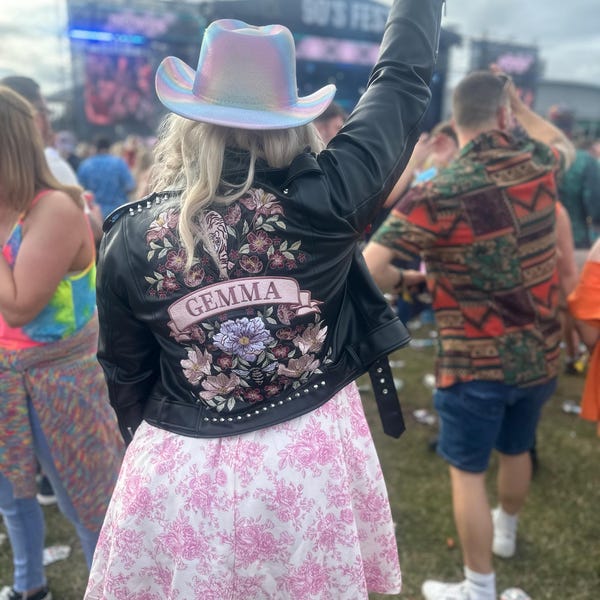 Personalised Bridal Wedding Jacket BESPOKE Design Service Embroidered ...