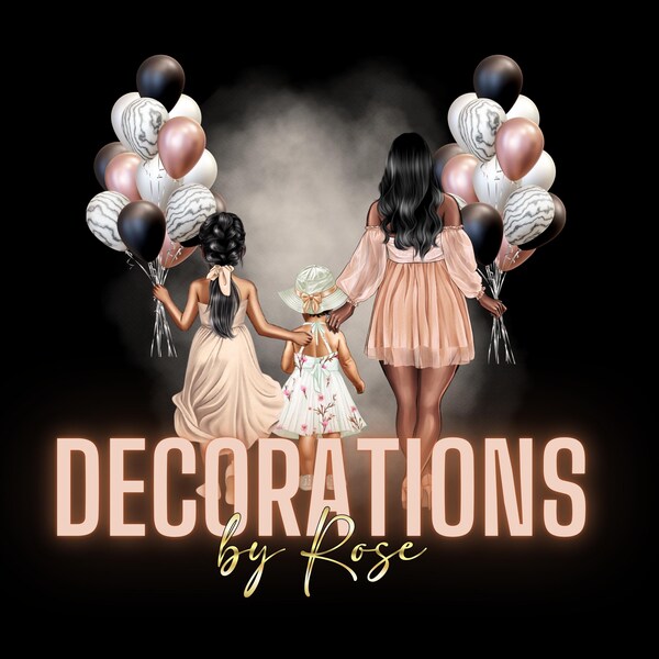 Party Decorator Logo, Cartoon Logo, Event Planner Business, Birthday ...