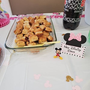 Minnie Mouse Food Signs-set of 8 - Etsy