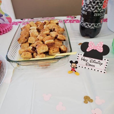 Minnie Mouse Food Signs-set of 8 - Etsy