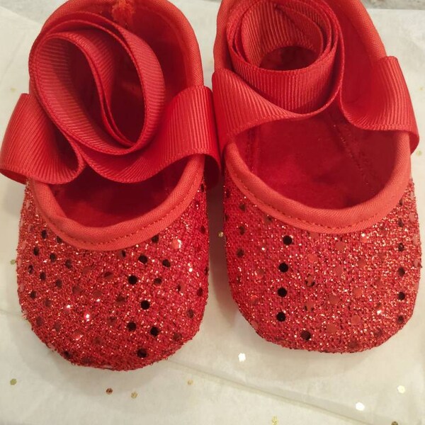 Ruby Red Slippers, Ruby Slippers, Wizard of Oz, Dorothy Shoes, Baby ...
