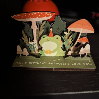 Personalised Halloween Frog Card Happy Frogs Cards Animals Cute ...