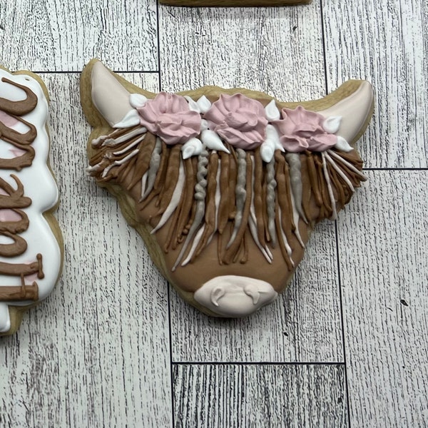 Highland Steer Bull Cow Cookie Cutter - Etsy