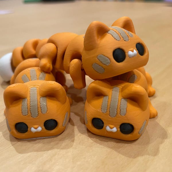 Cute Cow, .STL File for 3d Printing, Articulated, Cute Pet Flexi, Print ...