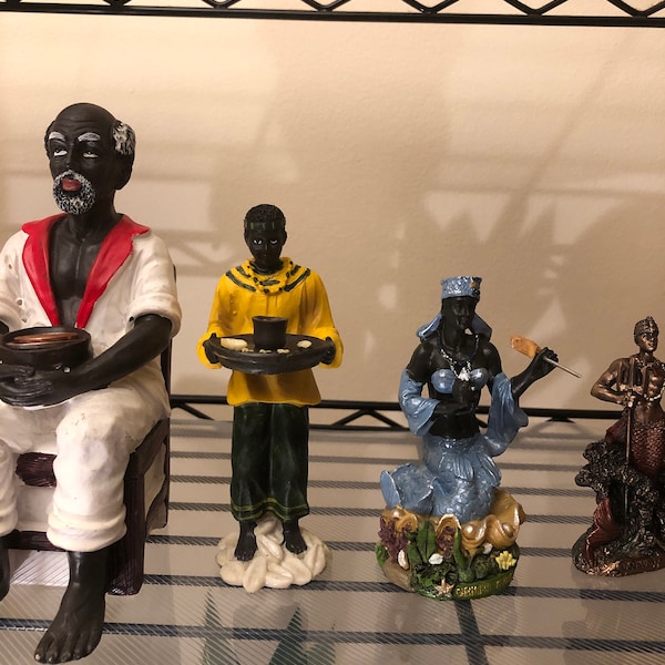 Orula Statue Blessed With Waters of Orula Estatua De Orula Bendesida ...