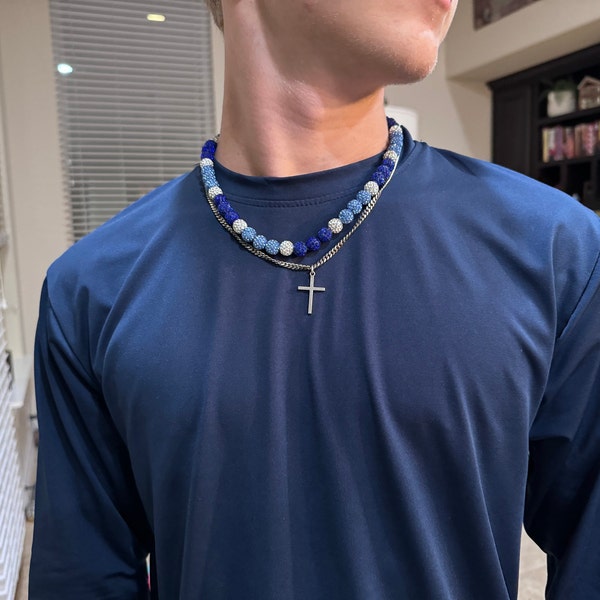 CUSTOM- Personalized Baseball Bling Necklace- Sparkle Necklace - Player ...