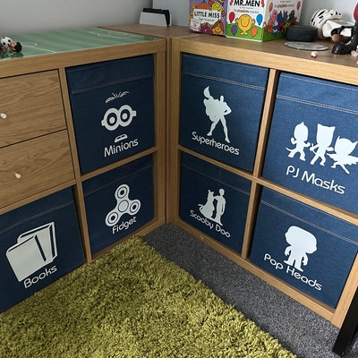 Toy Storage Decals Toy Labels Self-adhesive Personalised Decals ...