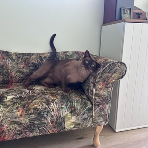 Stag Deer Wingback Sofa 2 Seater Upholstered Fireside Queen Anne ...