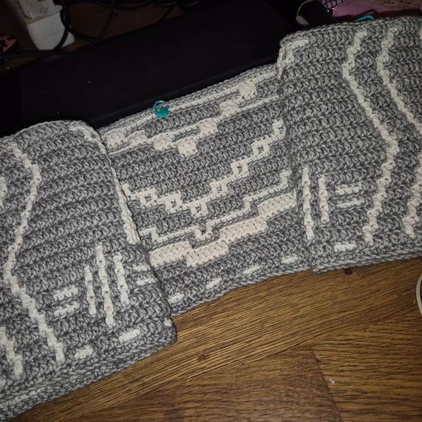 Aztec Sampler Mosaic Crochet Lap Blanket Pattern, PDF File Only ...