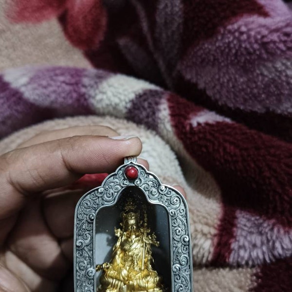 Large Brass Dorje Vajra Amulet, Tantric Buddhism Powerful Tool, Dorje ...