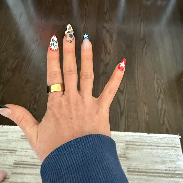 Cowboy Carter Inspired Nails With Western Details / Ships With 1 Nail ...