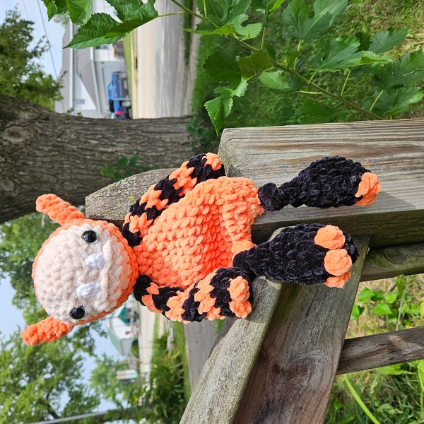 Big + Little Maven Monster Knotted Lovey — Crochet Monster PATTERN - Etsy