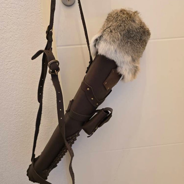 Wanderer Pouch Black for Fantasy Medieval LARP, Cosplay, Ren Faire - Etsy