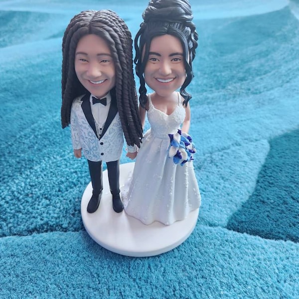 Bitmoji Wedding Cake Topper Wedding Topper Custom Cake Topper Bitmoji ...