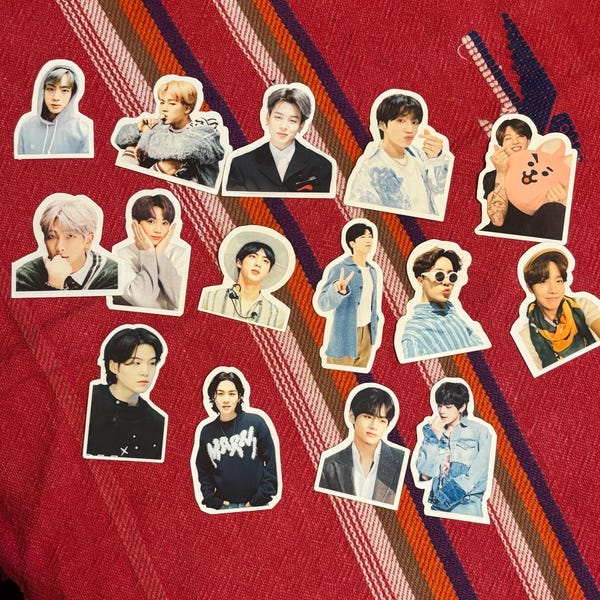 Enhypen Stickers L Trading Photocards Freebie Stickers | Die-cut ...