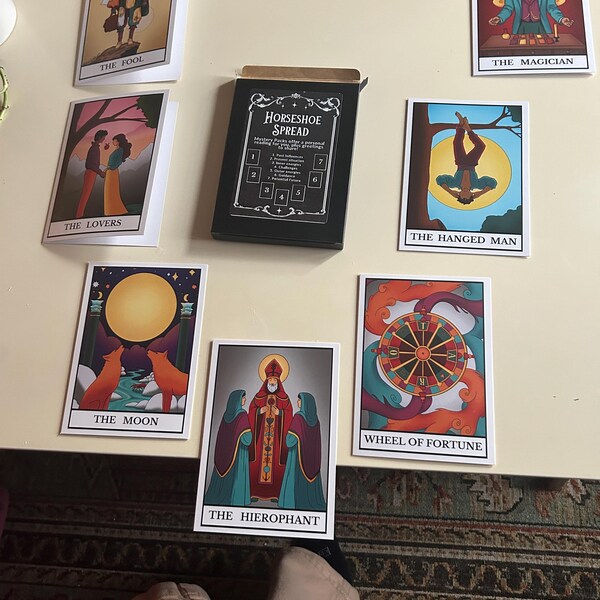 Tarot Greetings 5x7 Handcrafted Greeting Card Mystery Packs W/ Magical ...