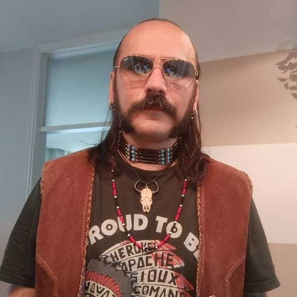 Traditional Handmade Buffalo Bone Hairpipe Beads Tribal Breastplate - Etsy