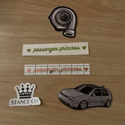 Mystery Sticker Pack Car Edition 10 Full Size Water, UV and Scratch ...