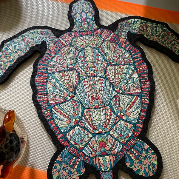 Save the Sea Turtles Recycled Rubber East Coaster Dab Mat - Etsy