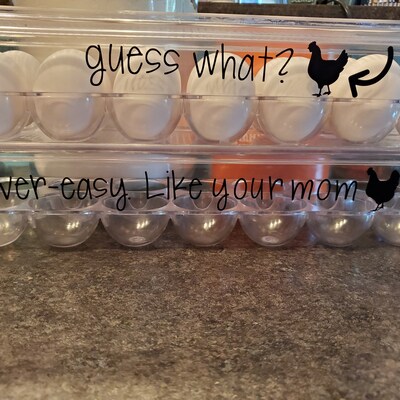 Funny Egg Carton Stickers lables/ Stickers ONLY Chicken Duck Turkey ...