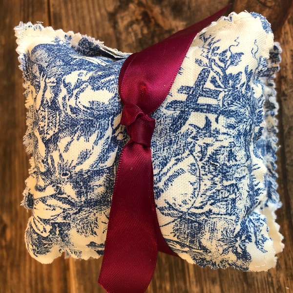 Vintage French Blue Toile Handmade Ribbon - Etsy