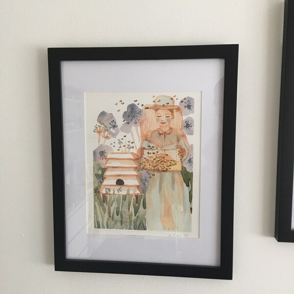 P A4 Personalised Baby Name Illustration Letter - Etsy