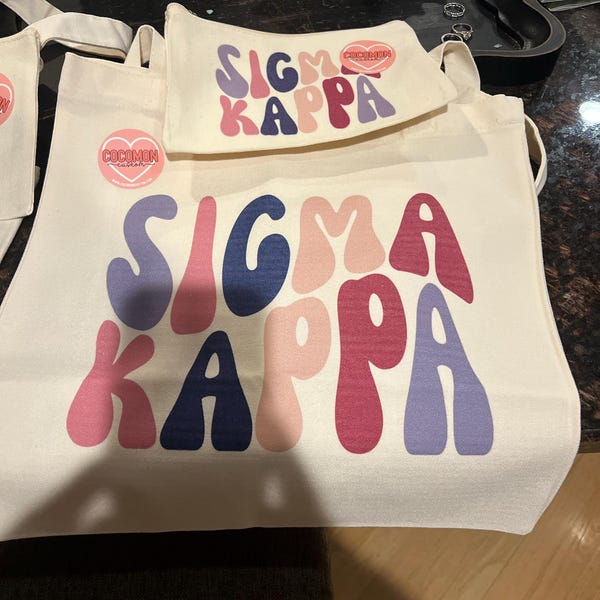 Custom Name College Tote Bag Custom University Gift Graduation Bag for ...