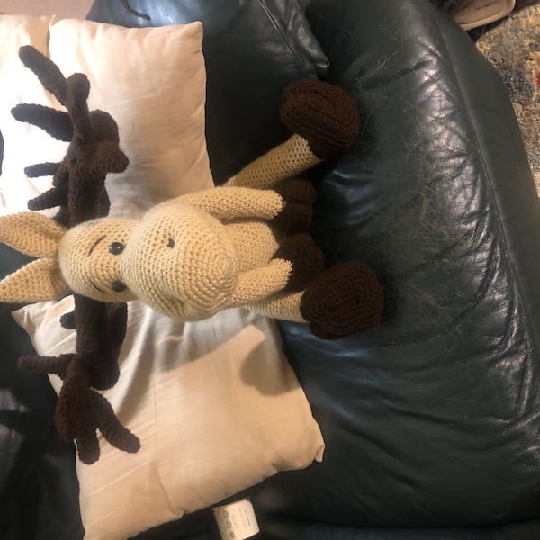 PATTERN - Moses the Moose - Crochet Amigurumi Pattern - Etsy