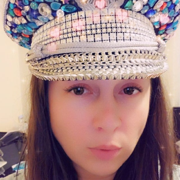 Ukraine Military Mermaid Vintage Hat With Crystals - Etsy